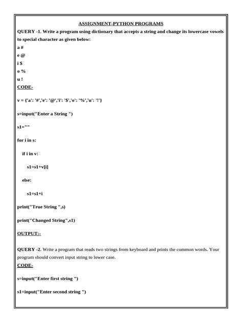 Practical Programs Python Pdf String Computer Science Letter Case