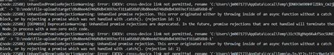 跨分区rename Error Exdev Cross Device Link Not Permitted · Issue 1
