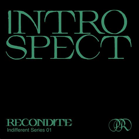 Recondite Introspect Plangent Records Music And Downloads On Beatport