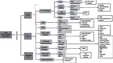 Eight Axis Algorithm For Managing Adhf Hfpef Heart Failure With Download Scientific Diagram