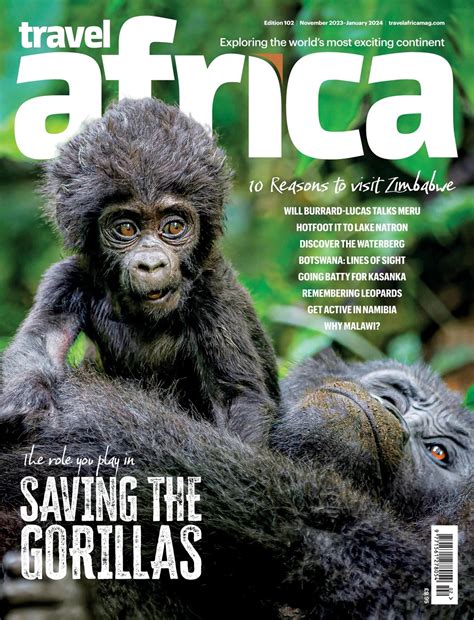 Travel Africa Magazine November January 2024 Subscriptions Pocketmags