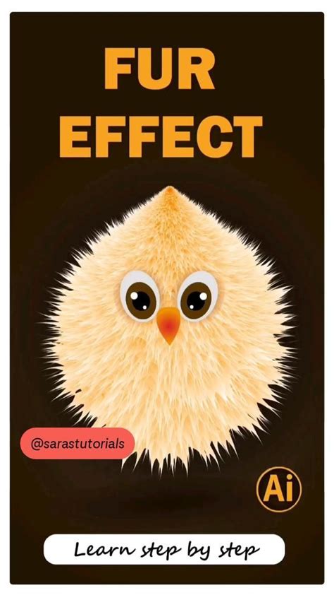 how to create fur effect illustrator tutorials graphic design