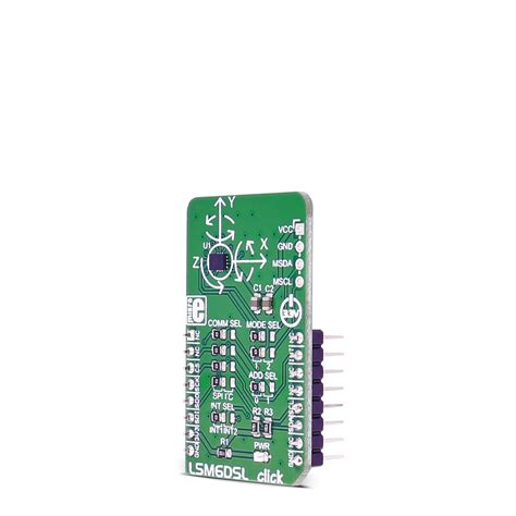 LSM6DSL Click Board With LSM6DSL High Performance 3 Axis Digital Accelerometer And 3 Axis