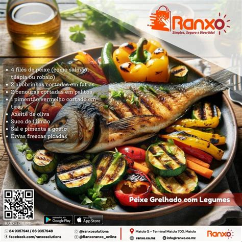 Peixe Grelhado Com Legumes Ranxo
