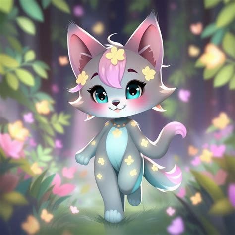 A Cute Furry Cat Girl Furryai