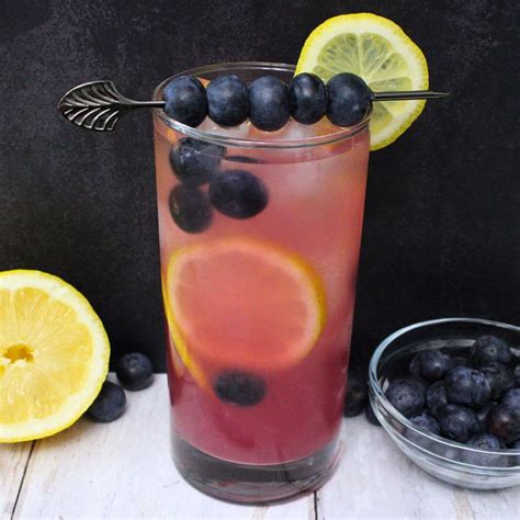 Blueberry Vodka Lemonade Refreshing Summer Cocktail Dinners Done Quick