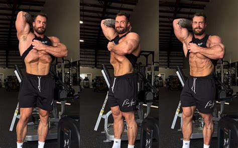 Chris Bumstead Flaunts Small Waist In Vacuum Pose Days From 2023 Mr Olympia Fitness Volt