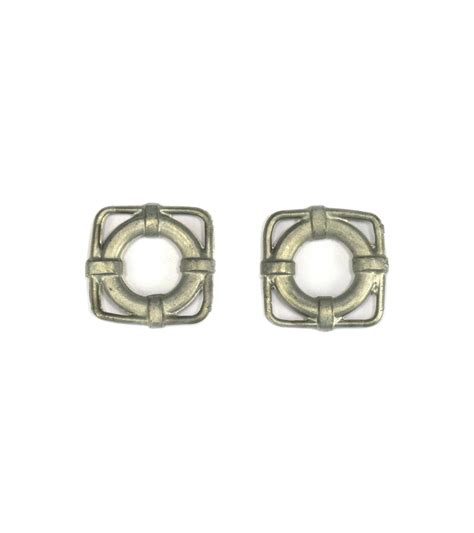 Lifebelt In Metal 22x22 Mm 2 Units For Ship Modeling
