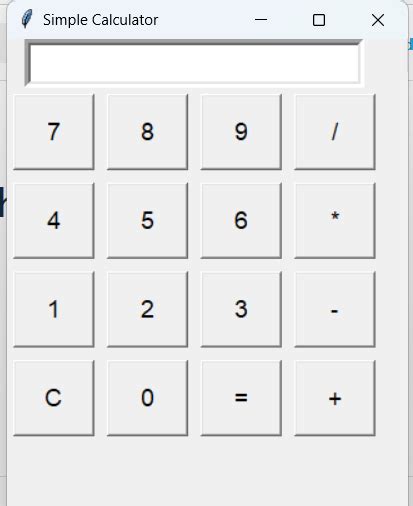 Simple Gui Calculator Program In Python With Tkinter