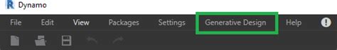 Unable To Load Generative Design Within Dynamo For Revit