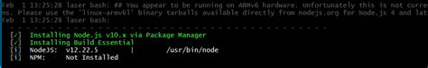 Can T Install On Raspberry Pi Zero W Rev Issue Cncjs Cncjs Pi Raspbian GitHub