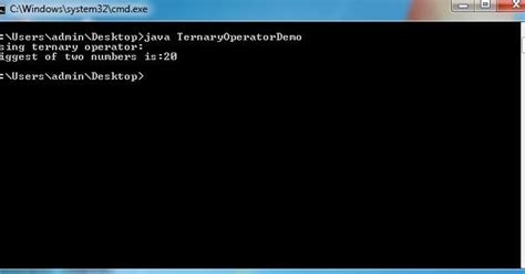 Ternary And Bitwise Operators Javaform