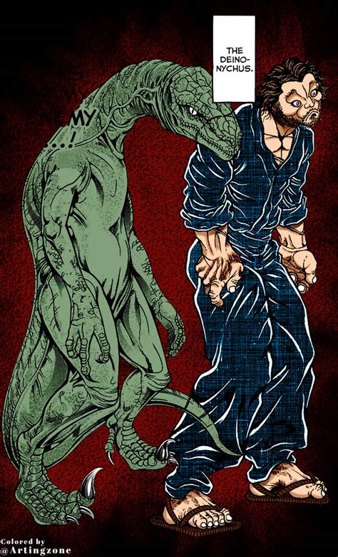 Baki Dou Colored Manga Panel By Artingzone On Deviantart