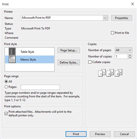 How To Print Emails And Attachments From Outlook The Basic Useful