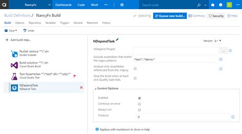 Integrate NDepend With Azure DevOps