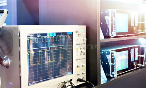 Digital Oscilloscope And Spectrum Analyzer Stock Image Image Of Electrical Digital 148872103