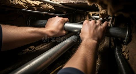Conduit Installation Stock Image Image Of Construction 388392609