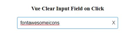 Vue Clear Input Field On Click Danatec