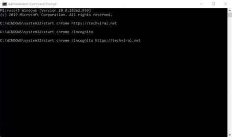 How To Open Any Website On Chrome Via Command Prompt