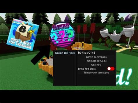 BUILD A BOAT GREEN BIT HACK SCRIPT RB BATTLES PASTEBIN YouTube