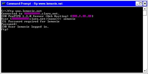 how to use a command line ftp client 8 steps instructables