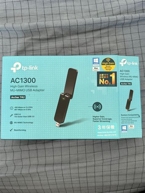 Tp Link Wifi Usb Adapter Ac1300 電腦＆科技 電腦周邊及配件 Wifi及上網相關產品 Carousell
