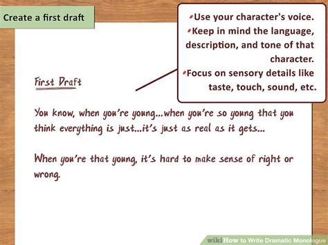 How To Write Dramatic Monologue With Pictures Wikihow