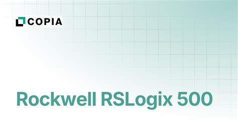 Rockwell Rslogix 500 Copia Docs