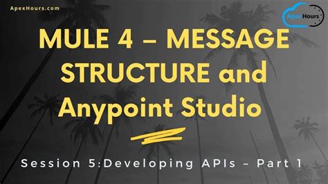 Mule 4 Message Structure And Anypoint Studio Apex Hours Mule 4 Message Structure And Anypoint Studio Apex Hours