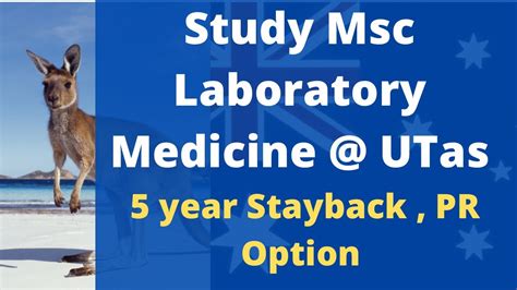 Study Master Of Laboratory Medicine In Australia University Of Tasmania Easy PR YouTube