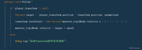 unity d 怪物朝玩家移动 unity怪物向主角移动 CSDN博客
