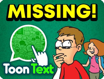 Missing Toon Text Tinkle