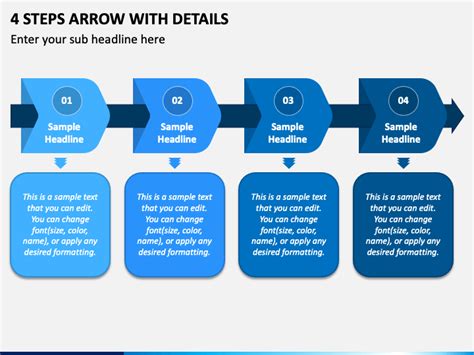 4 Steps Arrow With Details Powerpoint Presentation Slides Ppt Template