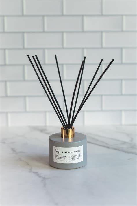 Lavender Fields Large Modern Reed Diffuser Avenoir Co