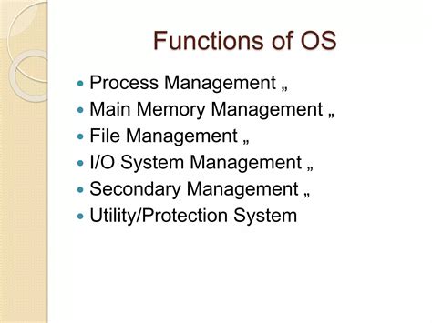 Fundamental Concepts And Principles Of Operating Systems PPT