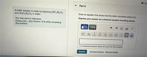 solved a buffer solution is made by dissolving hc2h3o2 and