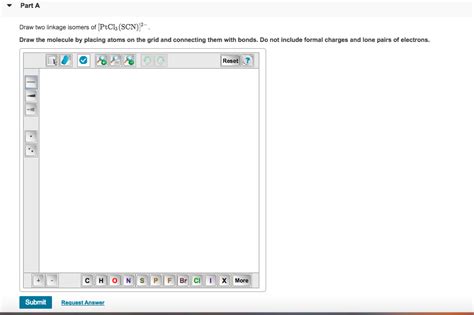 Solved Part A Draw Two Linkage Isomers Of [ptcl3 Scn ]2
