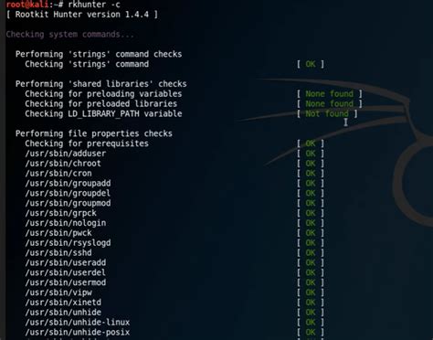 rootkit detection in linux medium