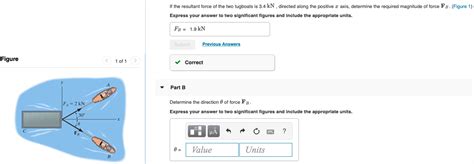 Solved If Fb 4 0 Kn And 6 47° Determine The Magnitude