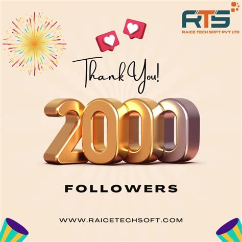 Raicetech Soft On Linkedin Grateful 2kfollowers Raicetechsoftjourney