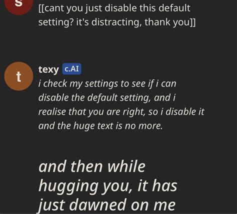 Huge Text Being Annoying R Characterai