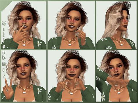 The Sims Resource Modeling Pose Pack 8 Geek Trait