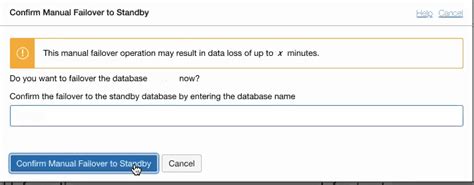 Perform A Manual Failover
