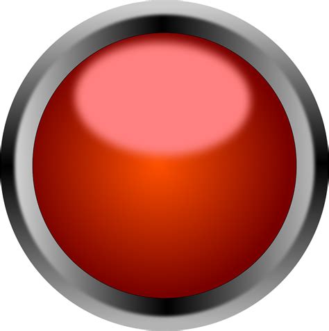Download Button Red Round Royalty Free Vector Graphic Pixabay
