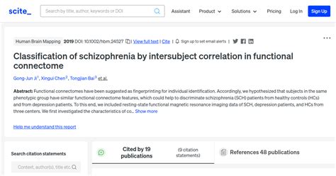 Classification Of Schizophrenia By Intersubject Correlation In Functional Connectome