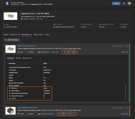 Komponenty W Przestrzeni Roboczej Altium 365 Altium 365 Technical