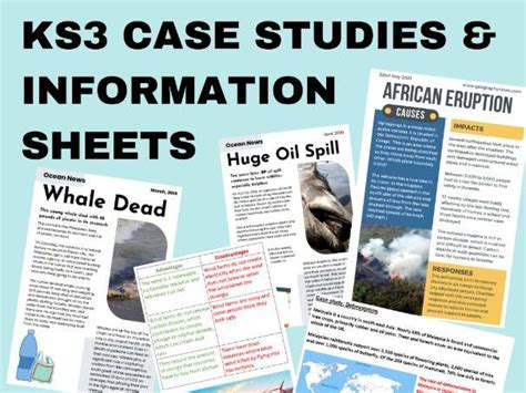 Ks3 Geography Case Study And Information Sheets Teaching Resources