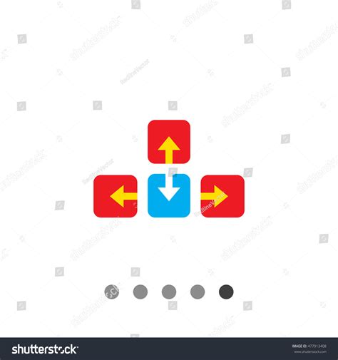Keyboard Arrow Buttons Stock Vector Royalty Free 477913408 Shutterstock