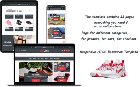 Shoe Store Responsive Html Bootstrap Template