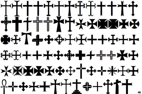 Identifont Ironside Crosses Identifont Ironside Crosses